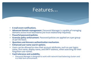 Dell Password Manager Introduction | PPTX