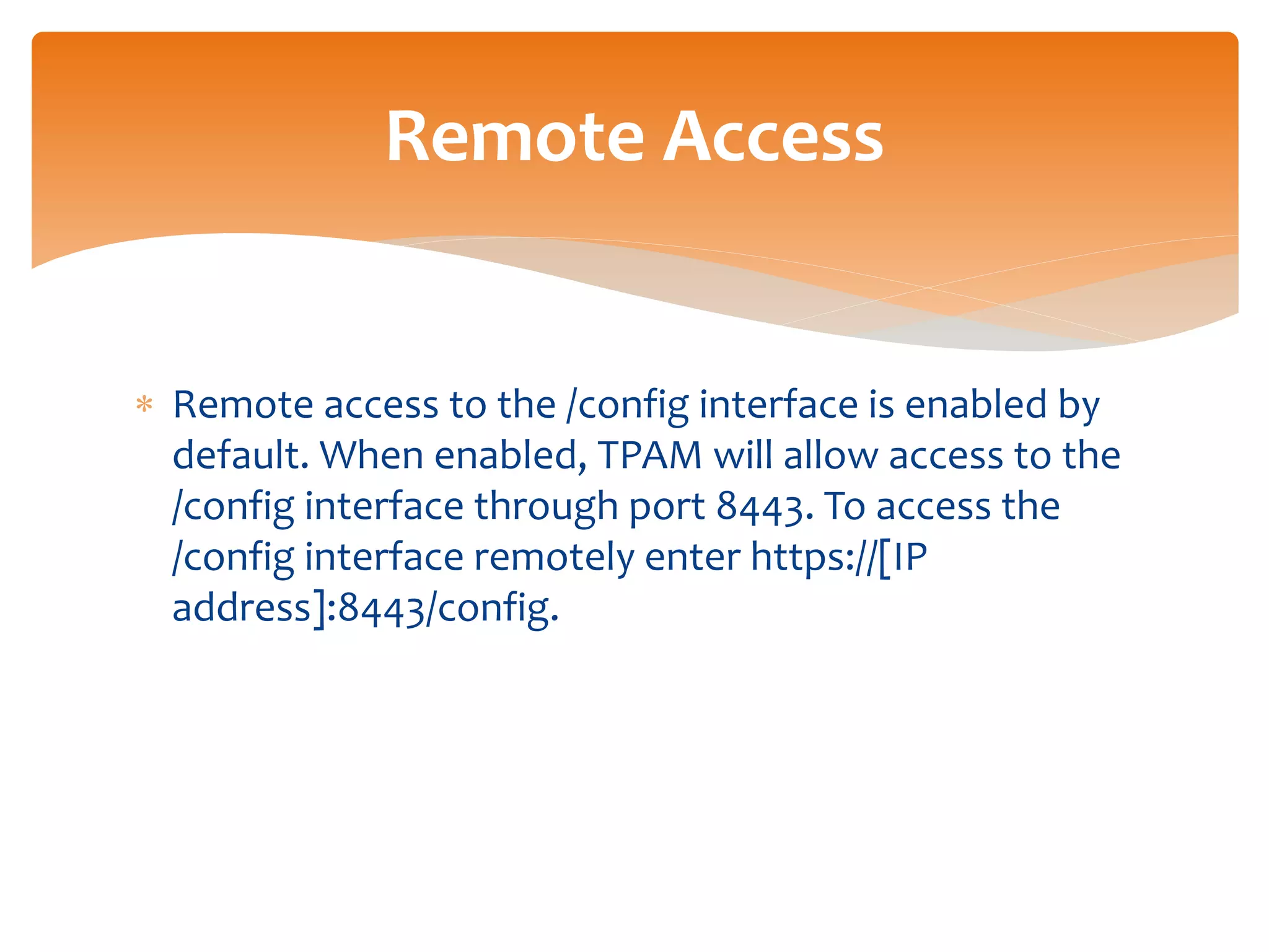 Dell Quest TPAM Privileged Access Control | PPTX
