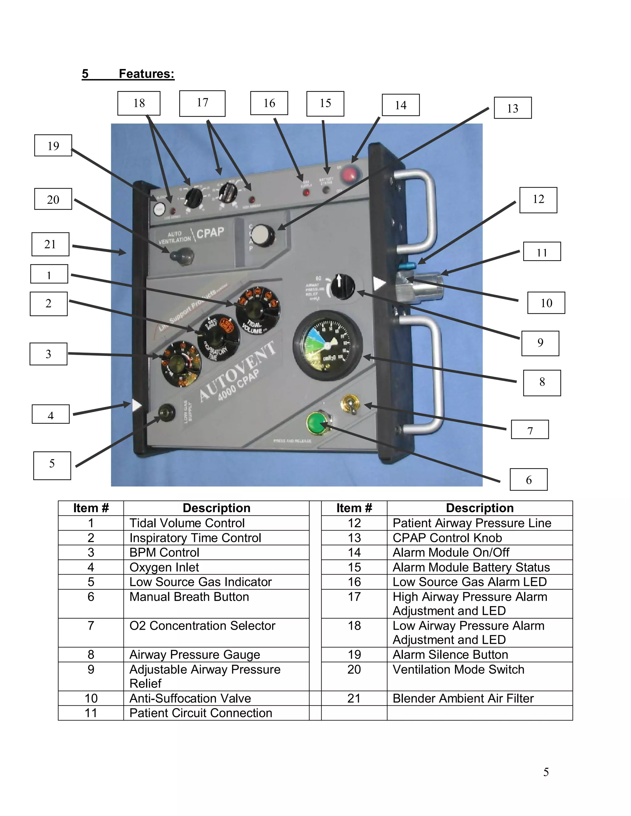 Allied autovent-4000-with-cpap-instruction-manual | PDF