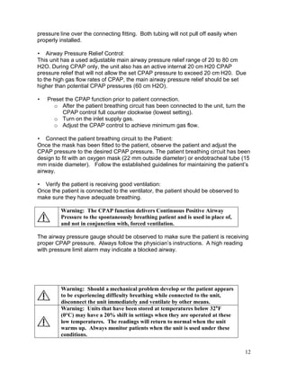 Allied autovent-4000-with-cpap-instruction-manual | PDF