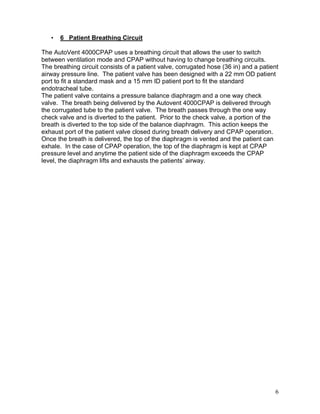 Allied autovent-4000-with-cpap-instruction-manual | PDF