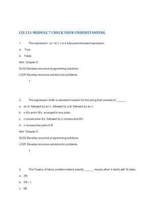 Allied american university cis 211 module 6 & 7 | DOCX