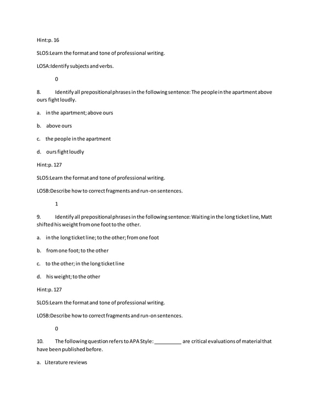 Allied american university eng 160 module 1 | DOCX