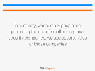 The AlliedBarton, Universal Merger and What it Means for the Future | PDF