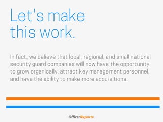 The AlliedBarton, Universal Merger and What it Means for the Future | PDF