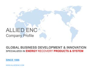 ALLIED ENC Company Profile | PPT