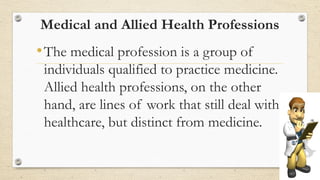 Allied Health and Medical Professional.pptx