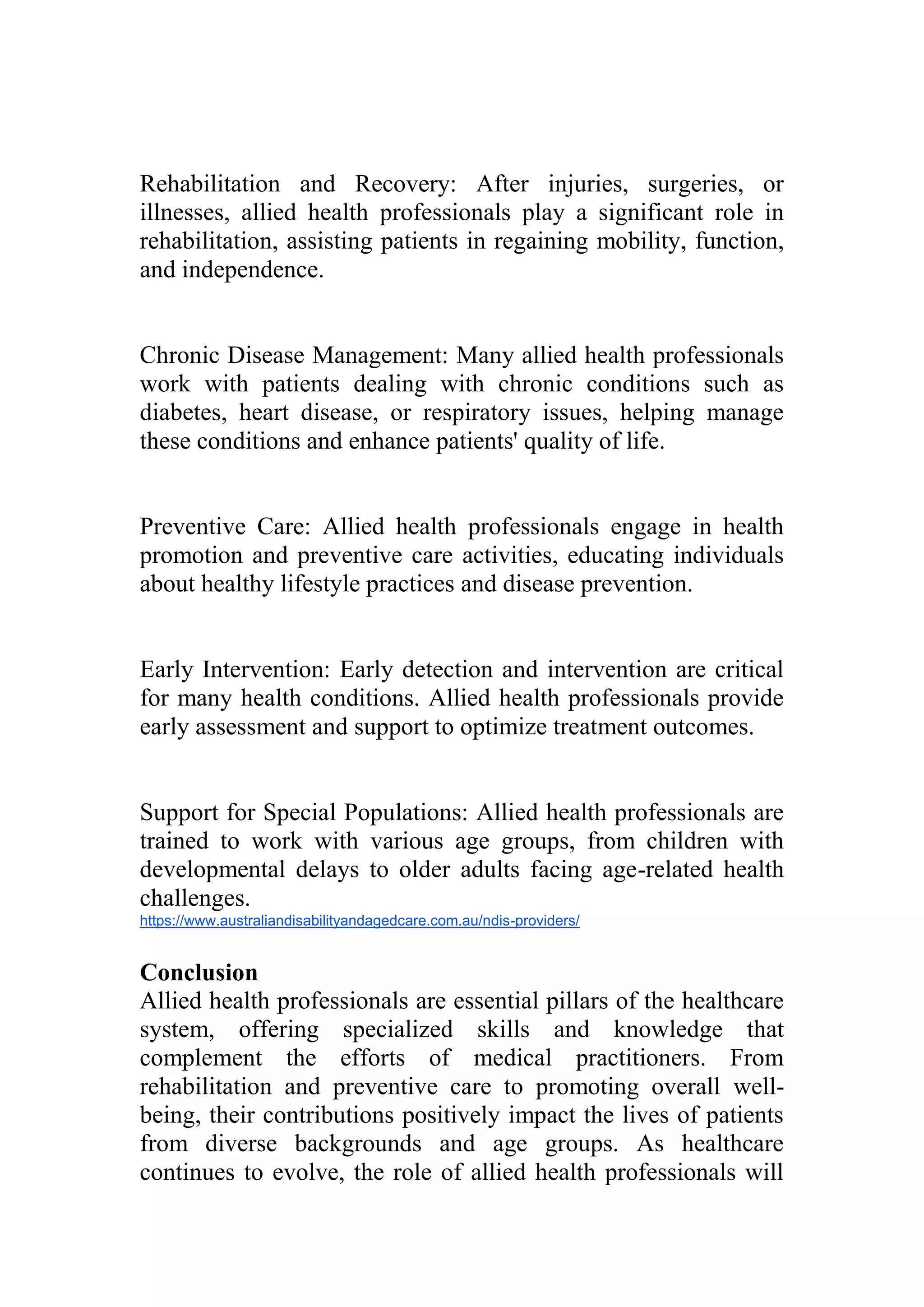 Allied Health Professionals.docx