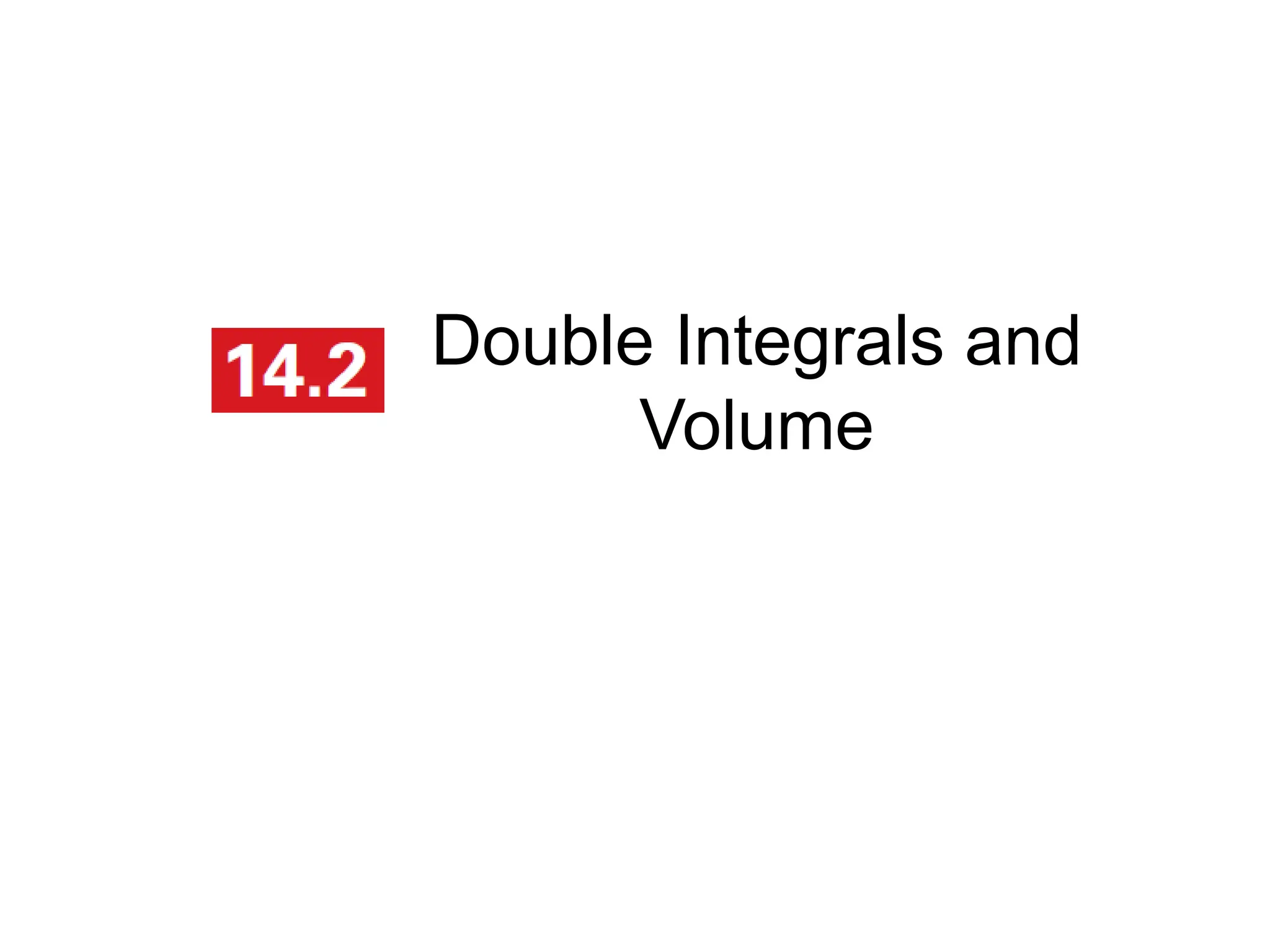 ALLIED MATHEMATICS -II UNIT I DOUBLE INTEGRALS.ppt