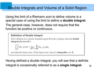 ALLIED MATHEMATICS -II UNIT I DOUBLE INTEGRALS.ppt