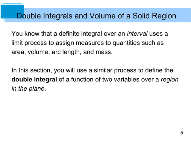 ALLIED MATHEMATICS -II UNIT I DOUBLE INTEGRALS.ppt