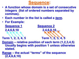 ALLIED MATHEMATICS -II UNIT IV & UNIT V SEQUENCES AND SERIES.ppt