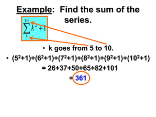 ALLIED MATHEMATICS -II UNIT IV & UNIT V SEQUENCES AND SERIES.ppt