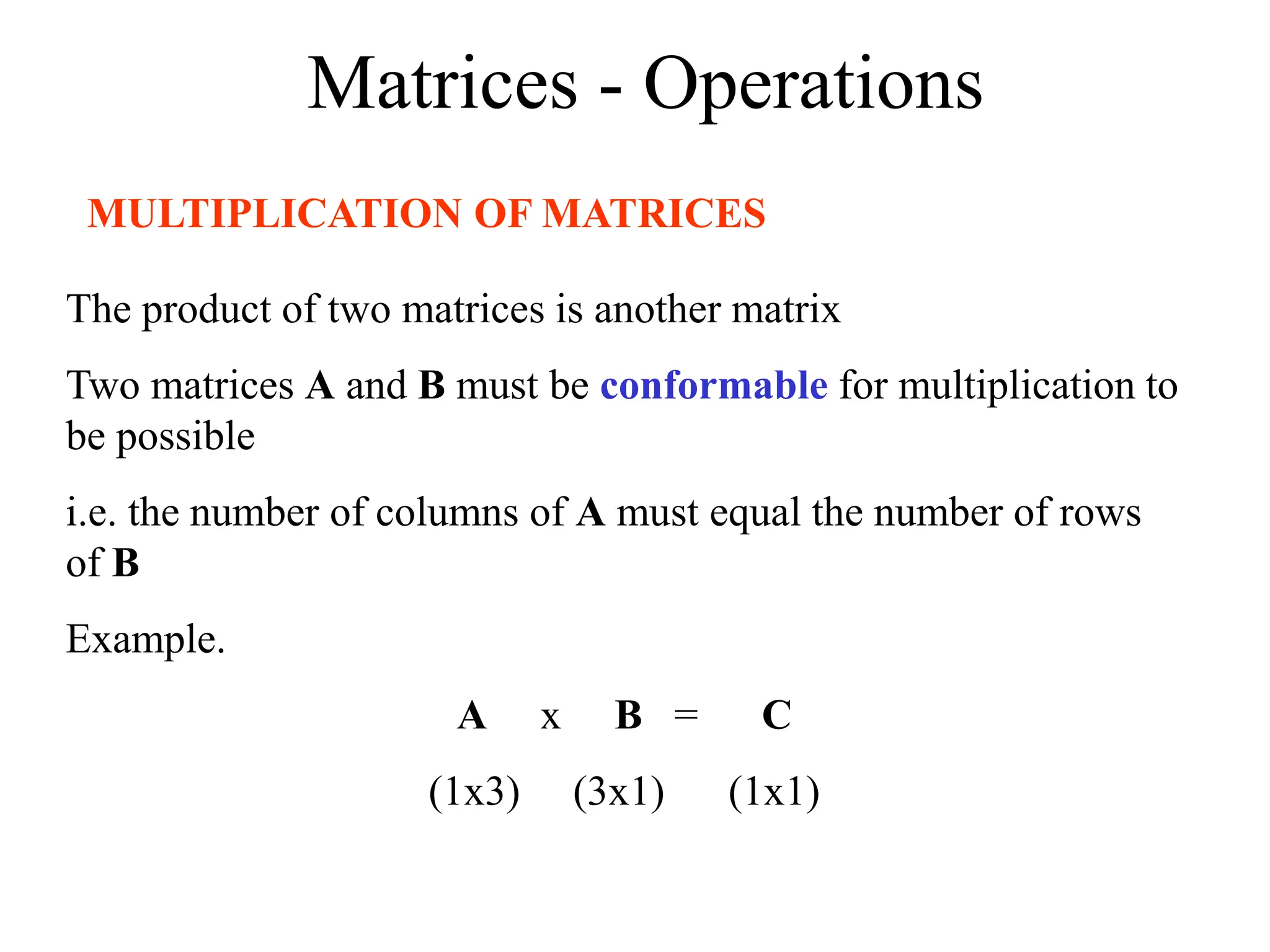 ALLIED MATHEMATICS -I UNIT III MATRICES.ppt