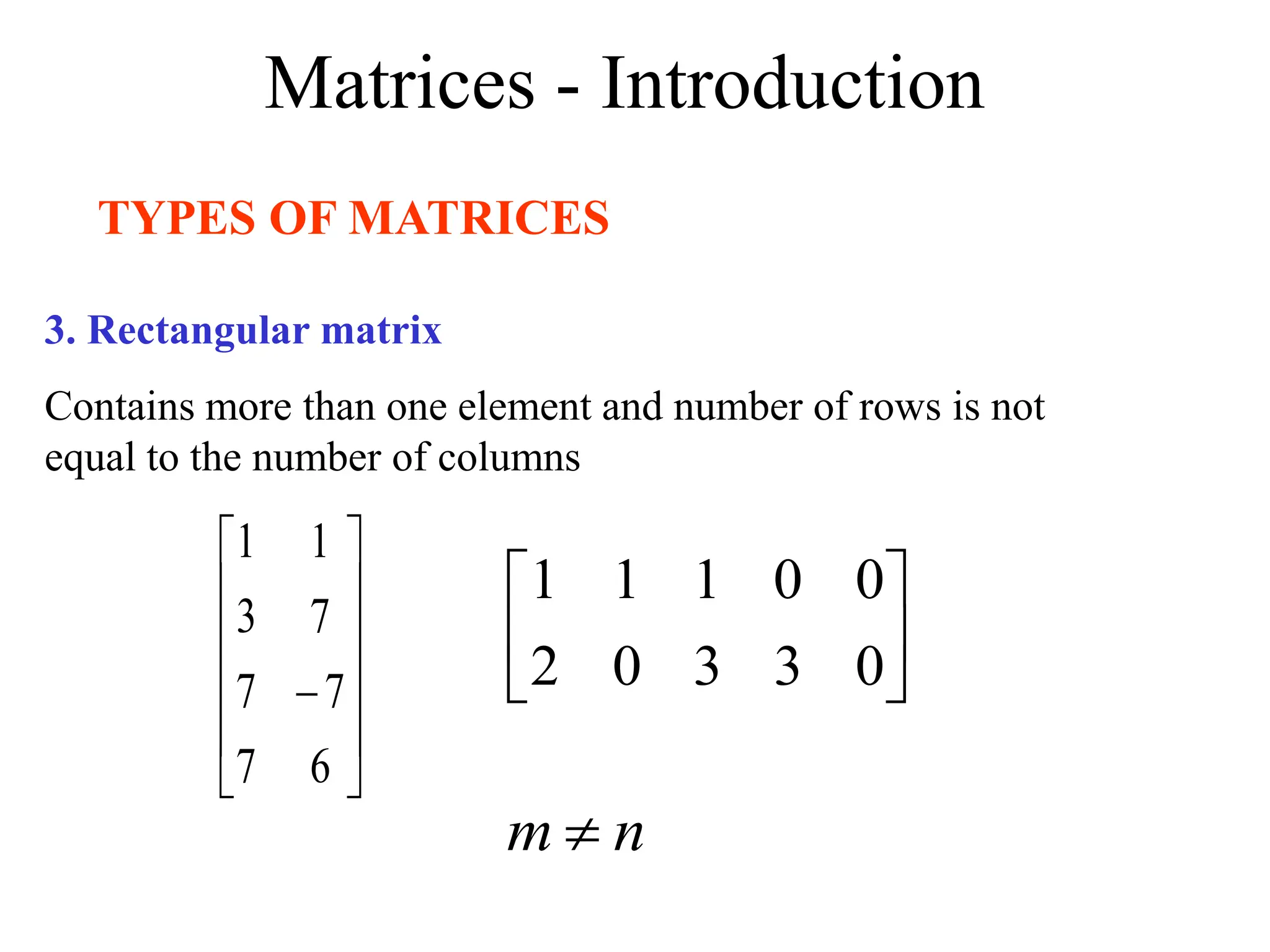 ALLIED MATHEMATICS -I UNIT III MATRICES.ppt