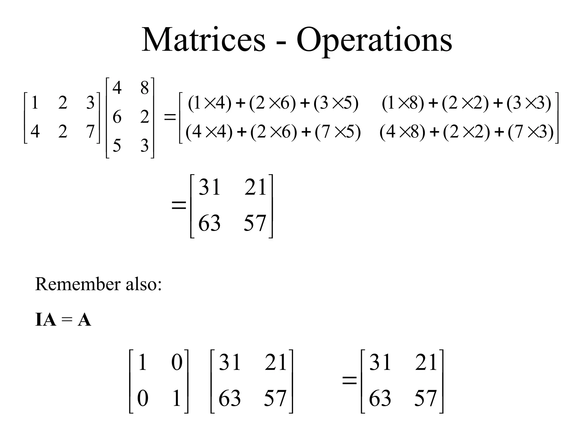 ALLIED MATHEMATICS -I UNIT III MATRICES.ppt