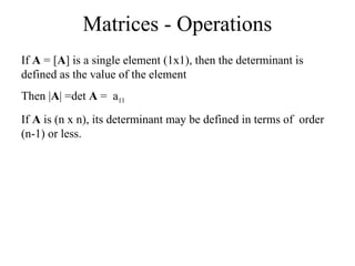 ALLIED MATHEMATICS -I UNIT III MATRICES.ppt