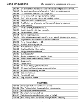 IEEE PROJECTS 2010 | DOC