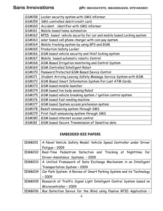 IEEE PROJECTS 2010 | DOC