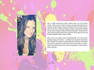 Allie haitz portfolio | PPT