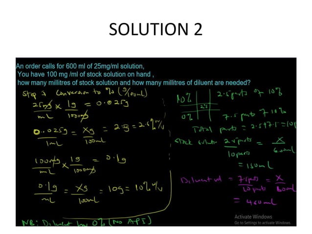 ALLIGATION METHOD SOLVED | PPTX | Chemistry | Science