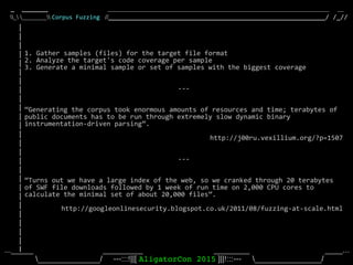 Fuzzing Challenges - AlligatorCon | PDF