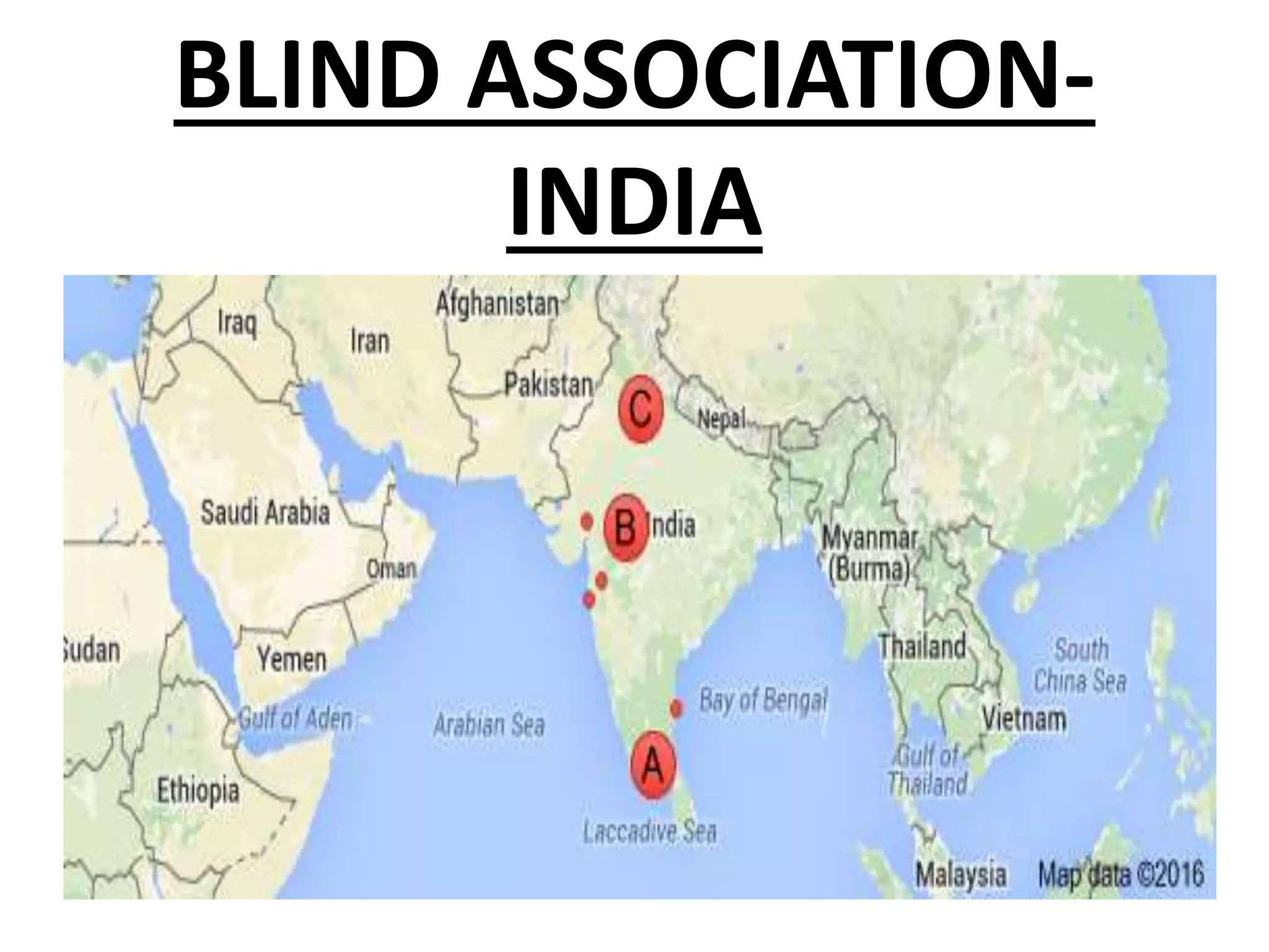 ALL INDIA BLIND ASSOCIATION | PPTX