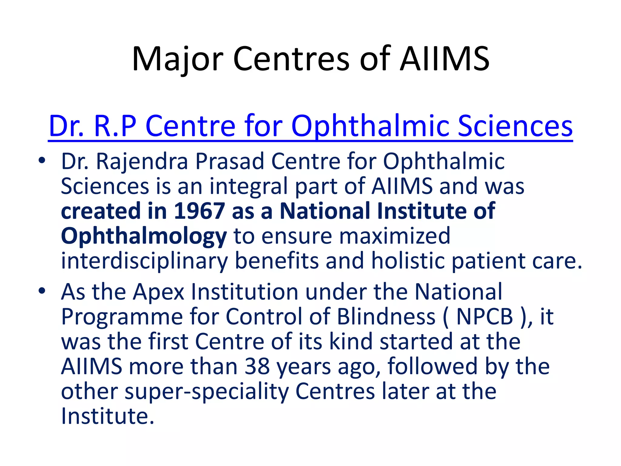 All India Institute of Medical Sciences AIIMS - New Delhi | PPTX