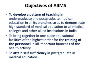 All India Institute of Medical Sciences AIIMS - New Delhi | PPTX