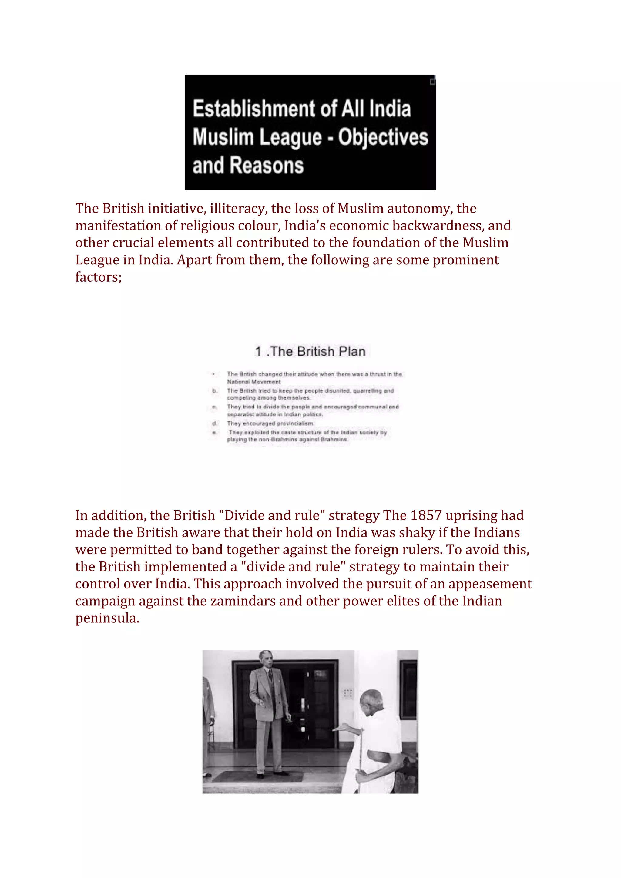 All India Muslim League | PDF