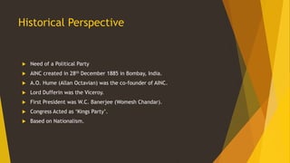 All India National Congress | PPTX