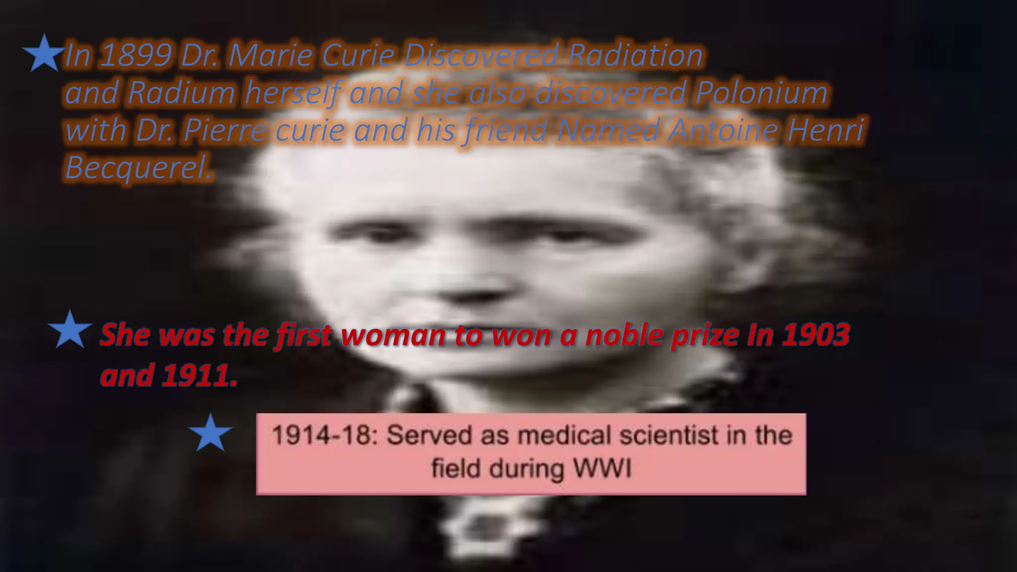 ALL INFORMATION ABOUT MADAM MARIE Salomea Skłodowska CURIE.pptx