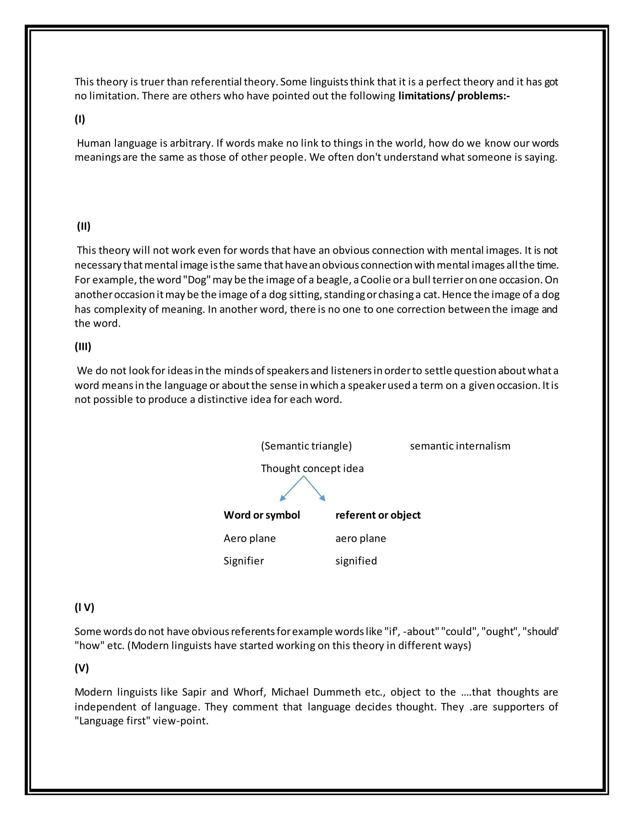 Theories in Language Description | DOCX