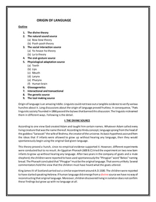 Theories in Language Description | DOCX