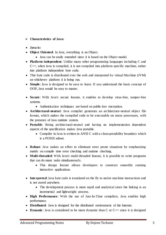 Advanced Java Programming | PDF