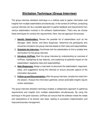 Software Requirement Specifications & Analysis | PDF