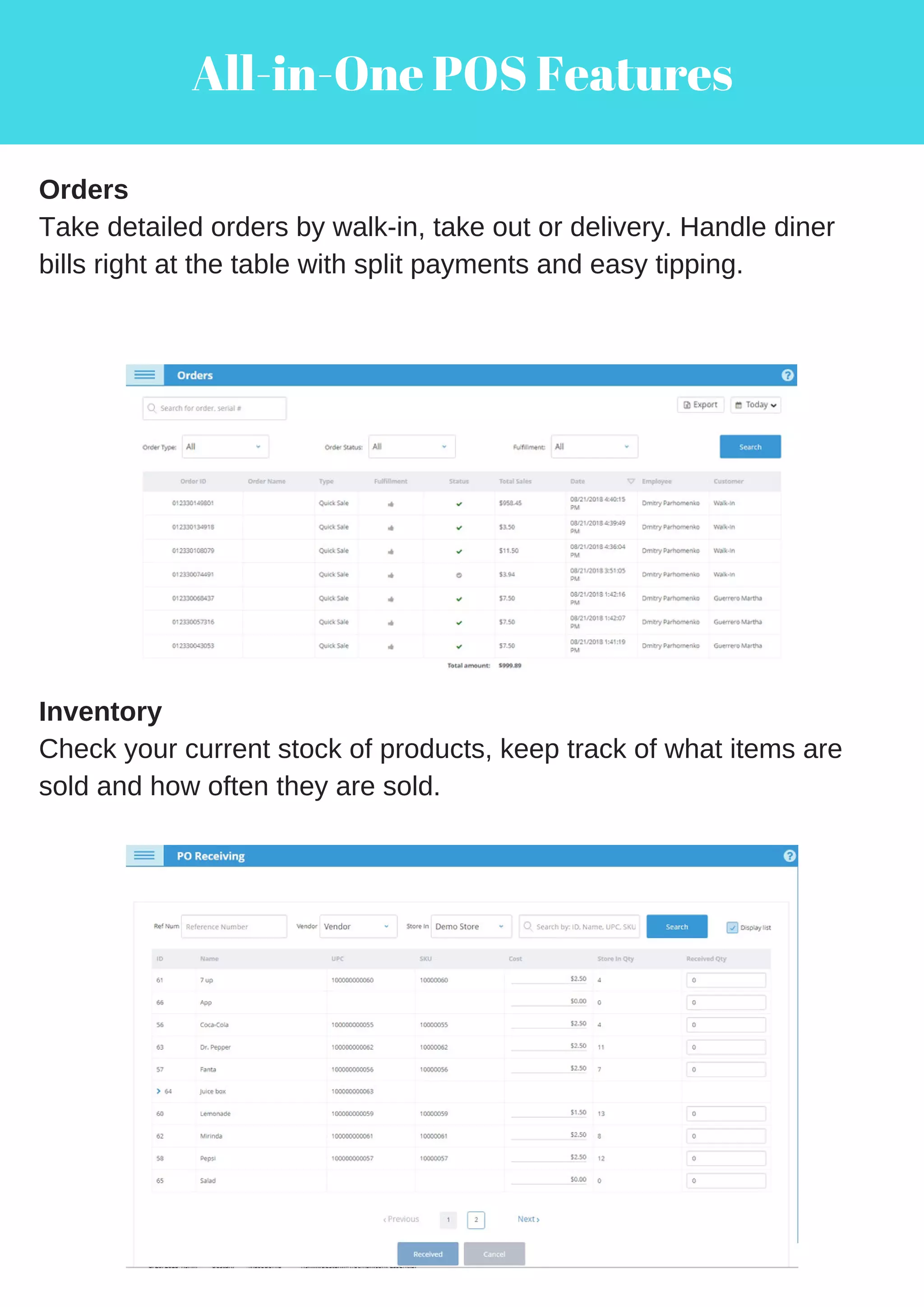 All-in-One POS System | PDF | Computer Peripherals | Computing