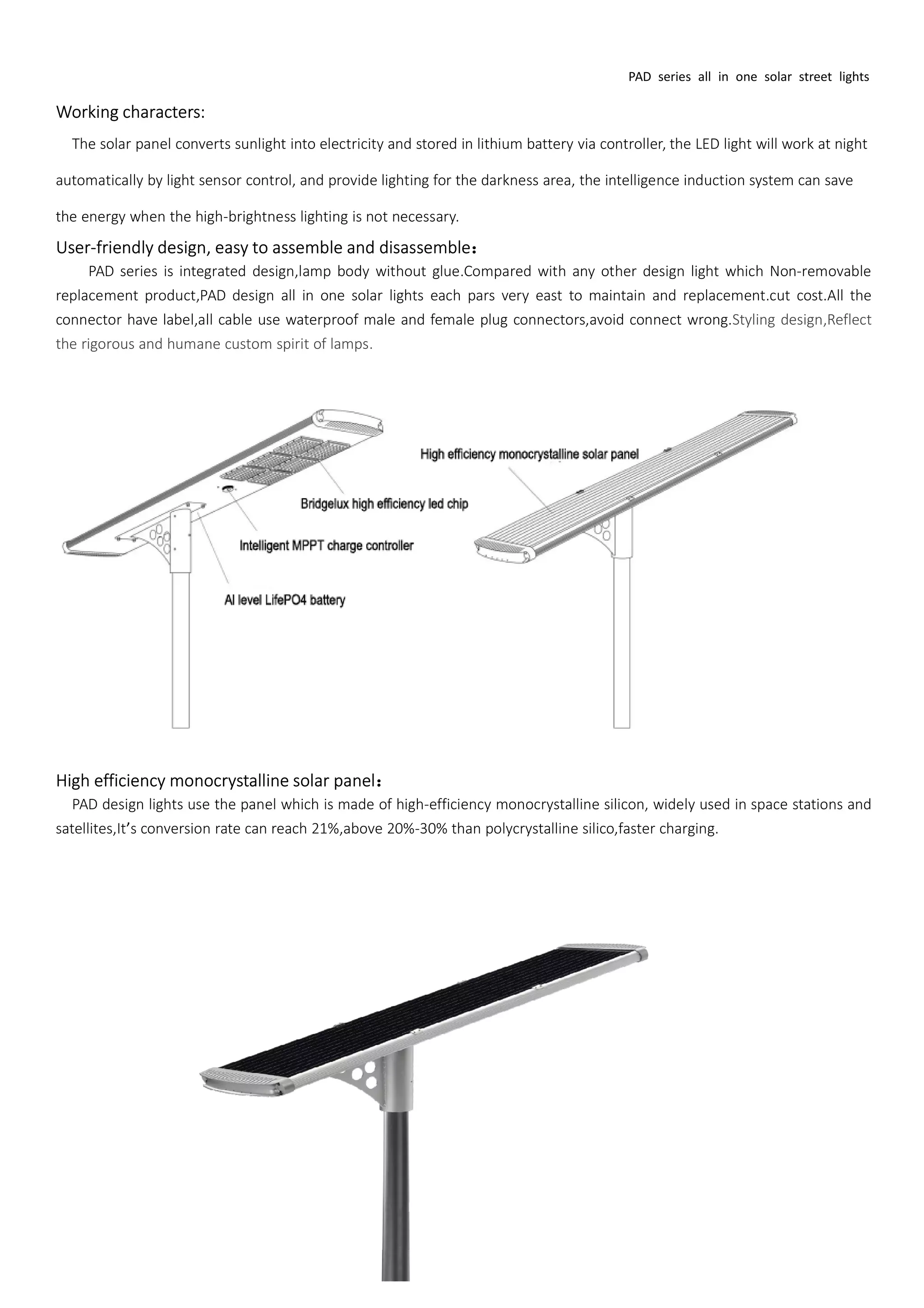 All in one solar street light catalog pad sereis | PDF