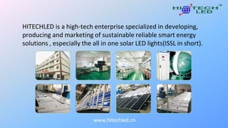 All in one Integrated solar street light |hitechled optoectronics ...