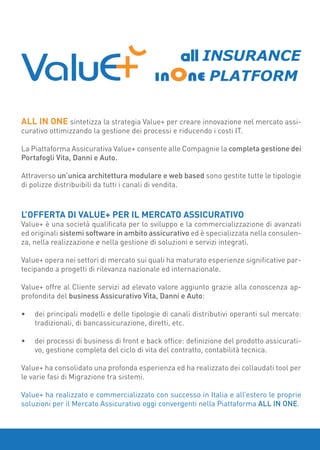 All in one value+ insurance platform | PDF