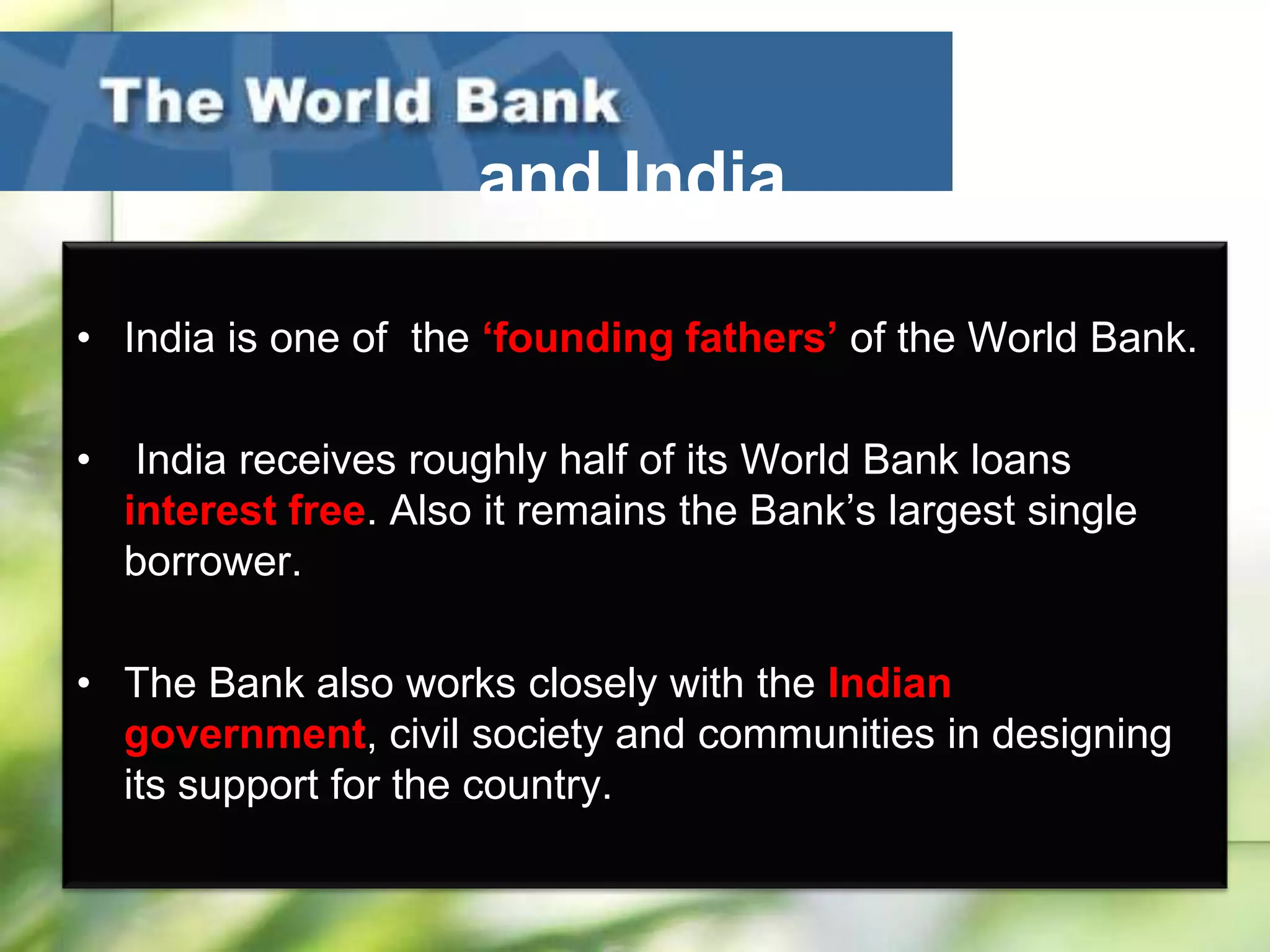 Role Of Multilateral Agencies | PPTX