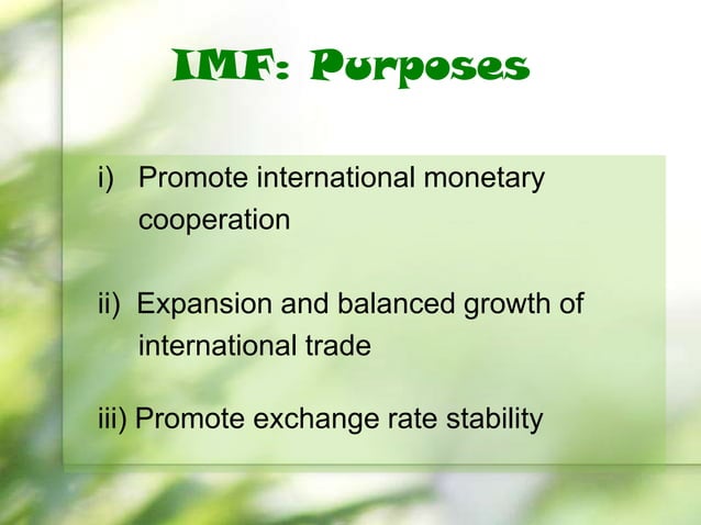 Role Of Multilateral Agencies | PPTX | Business Banking & Finance ...