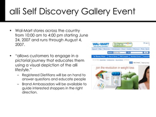 Alli Presentation | PPT