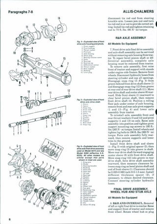 Allis chalmers models 6070 tractor service repair manual | PDF