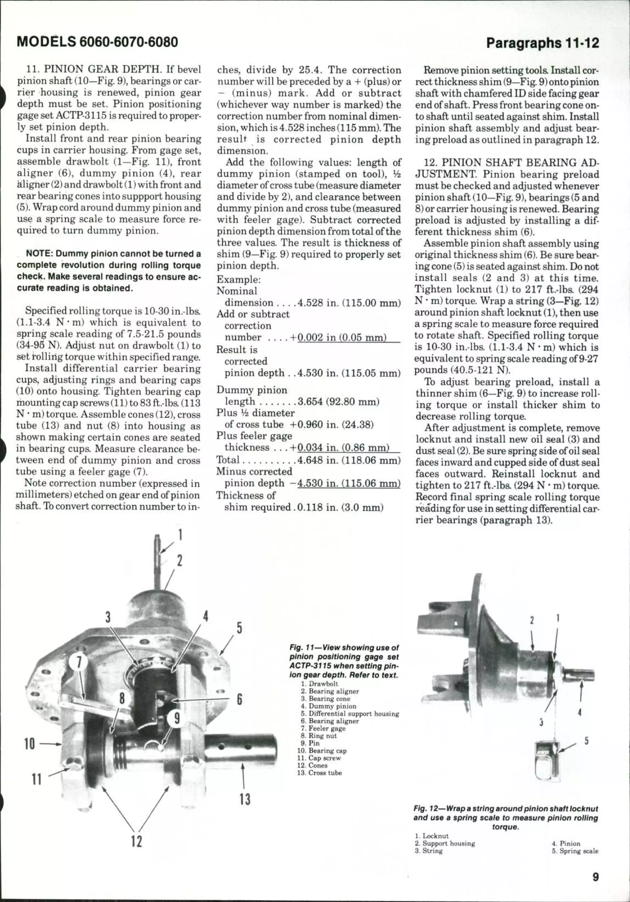 Allis chalmers models 6080 tractor service repair manual | PDF