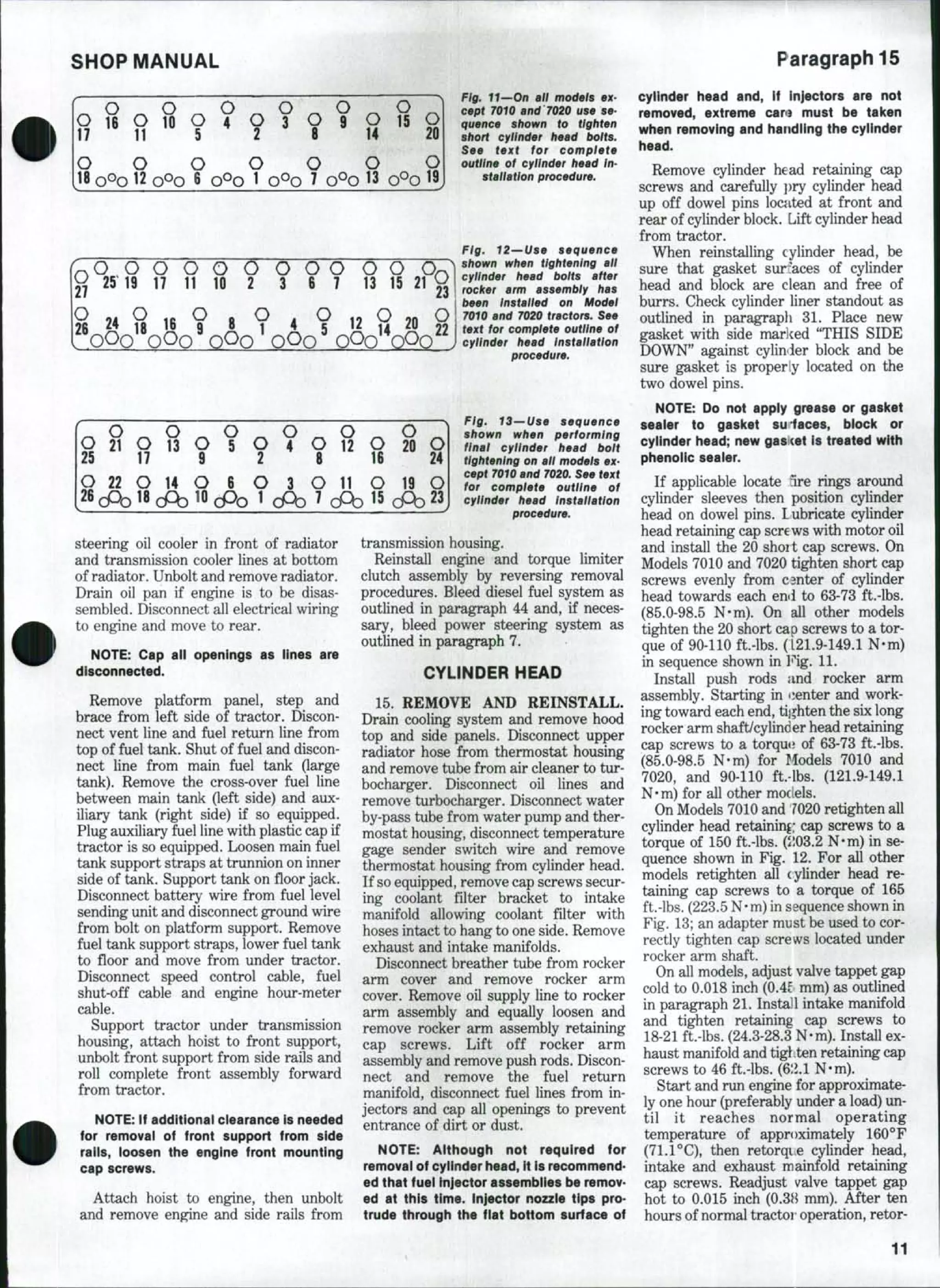 Allis chalmers models 7040 tractor service repair manual | PDF