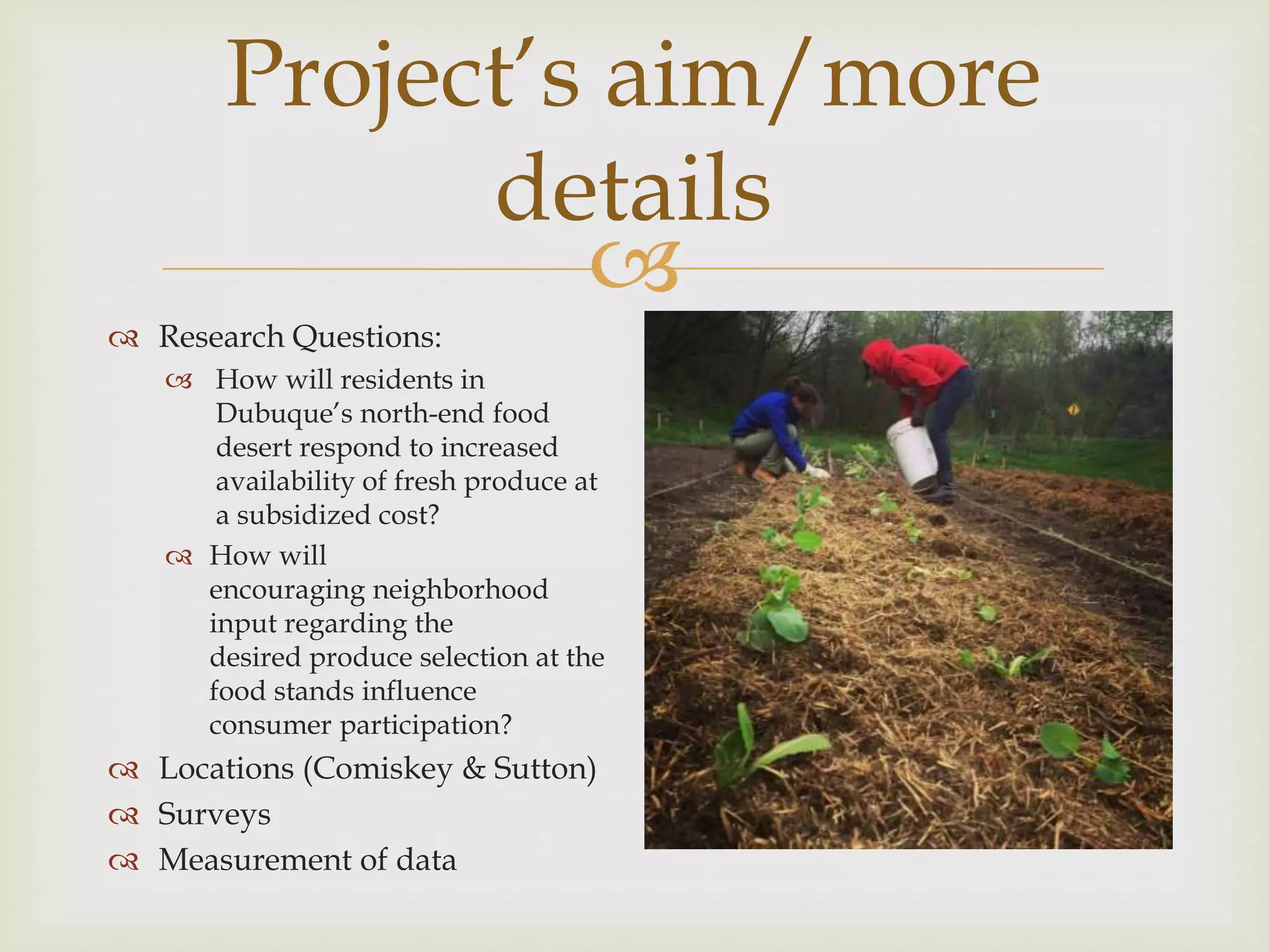 Creating a Food Oasis - Allison Mitchell - Tri State Local Food Summit ...