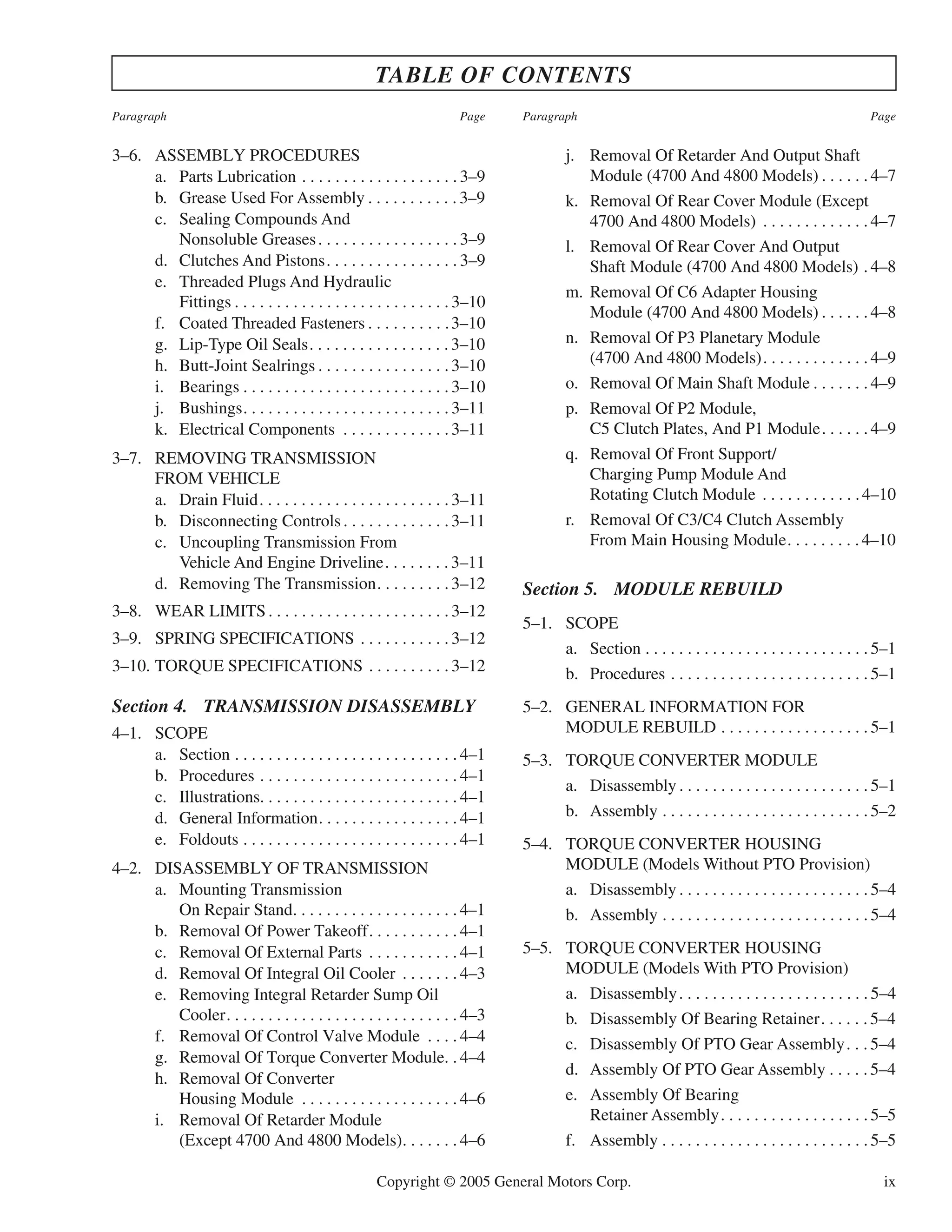 Allison 4500 Rds Service Manual | PDF