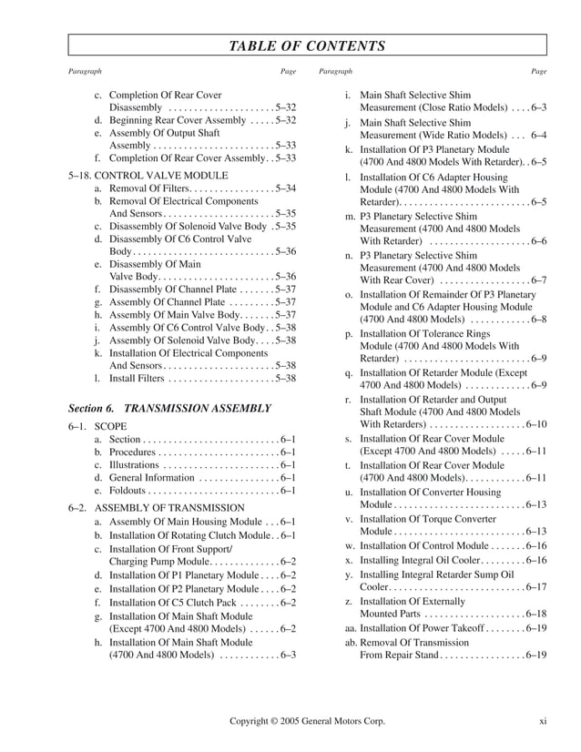 Allison 4500 Rds Service Manual | PDF