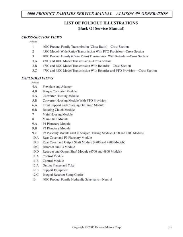 Allison 4500 Rds Service Manual | PDF